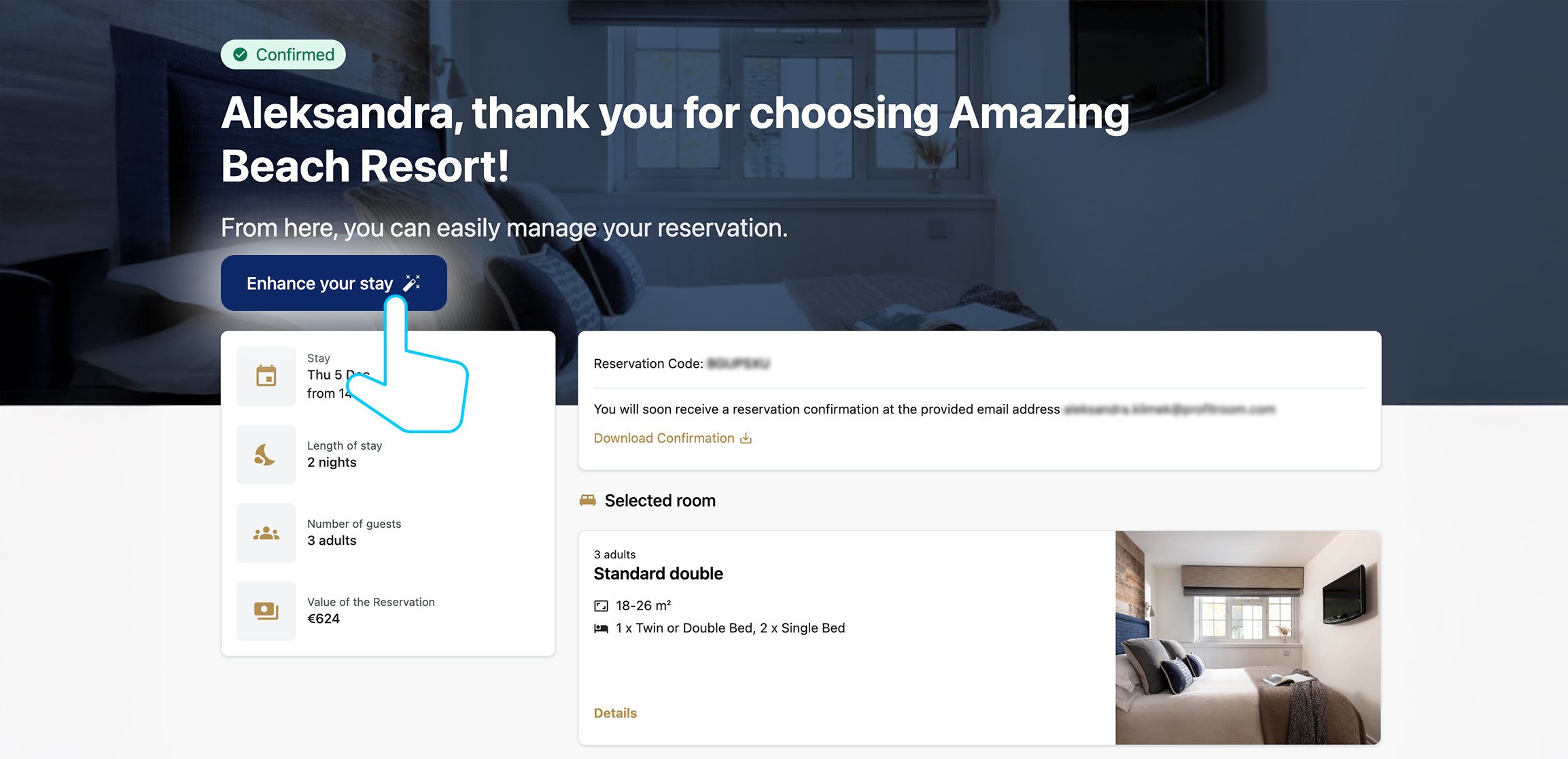 Reservation Self-Management